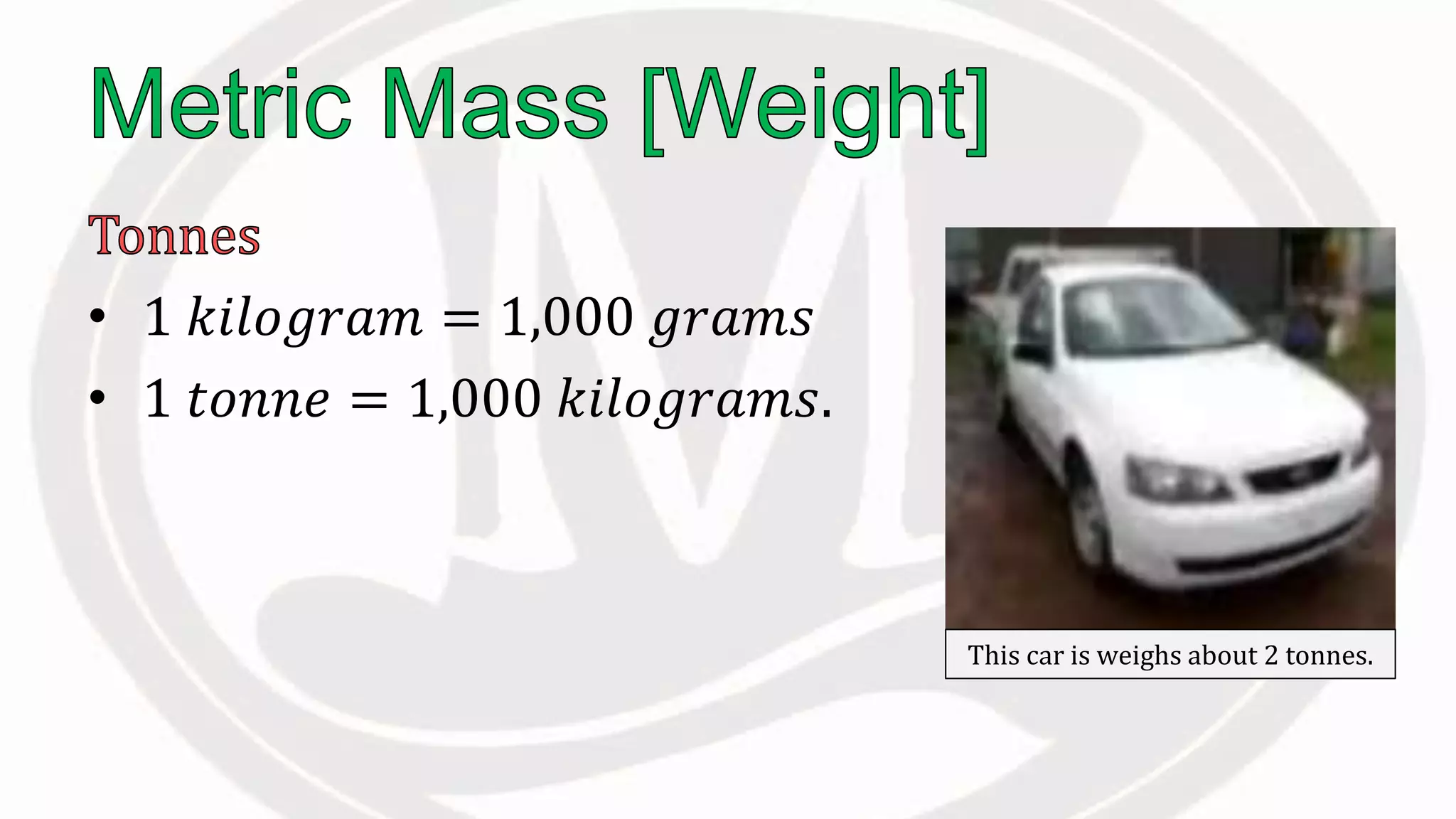 Lesson 2.4 measuring mass | PPTX