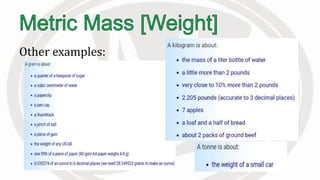 Lesson 2.4 measuring mass | PPTX