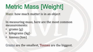Lesson 2.4 measuring mass | PPTX