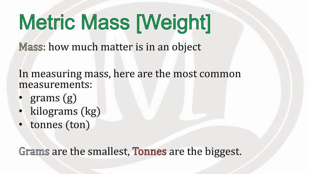 Lesson 2.4 measuring mass | PPTX