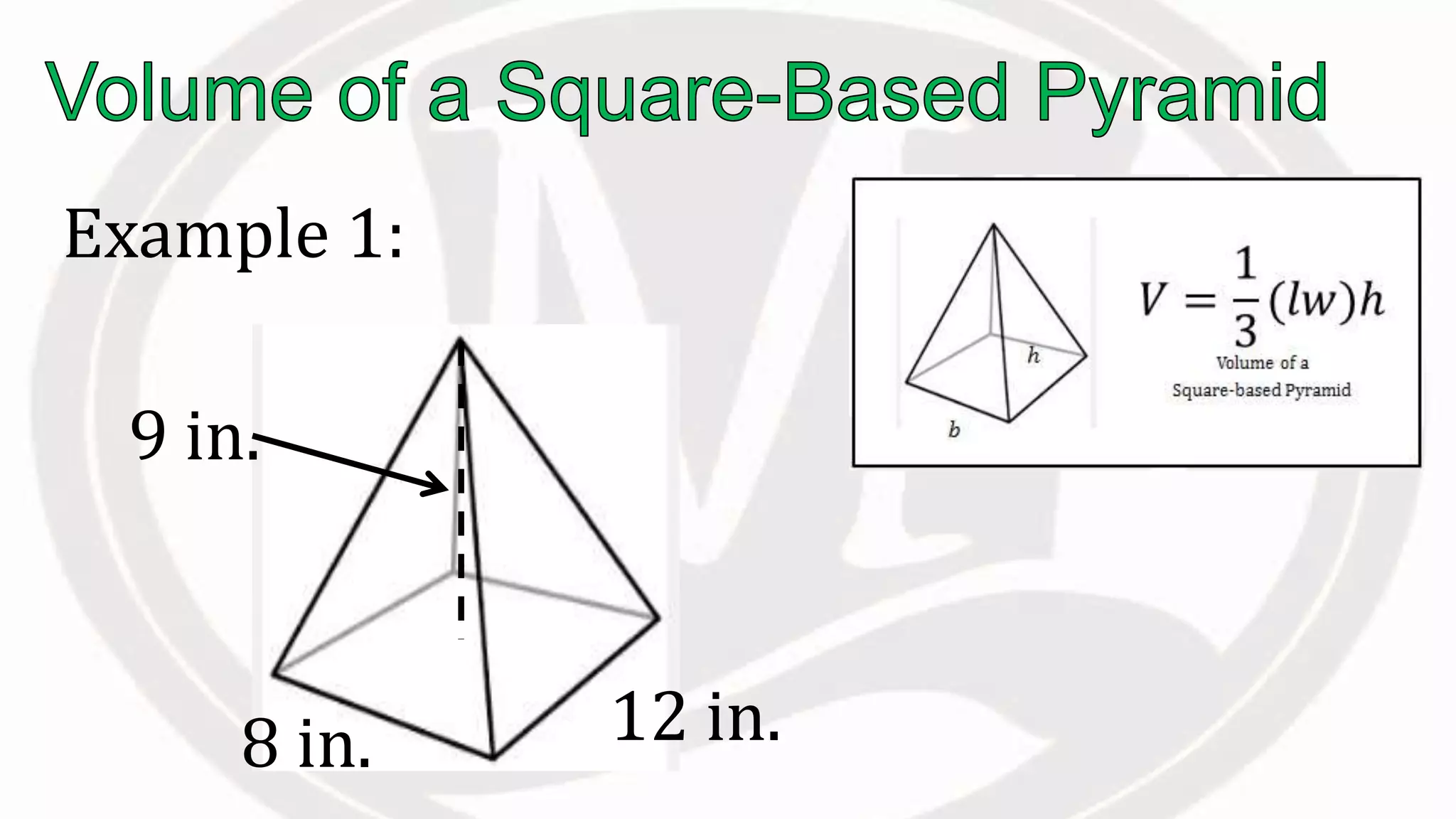 Lesson 2.7 measuring volume | PPTX