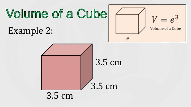 Lesson 2.7 measuring volume