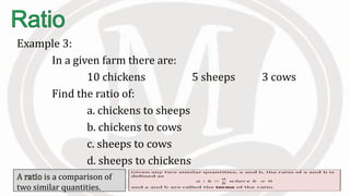 Lesson 2.10 ratio, rate and speed | PPTX