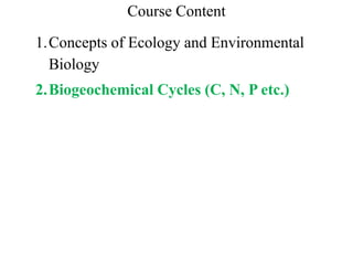 Lesson 2. biogeochemical cycles | PDF