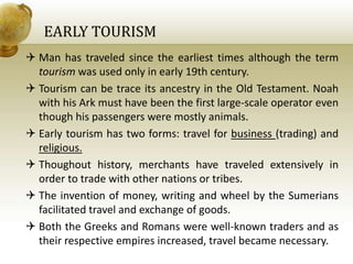 The History of Tourism | PPTX