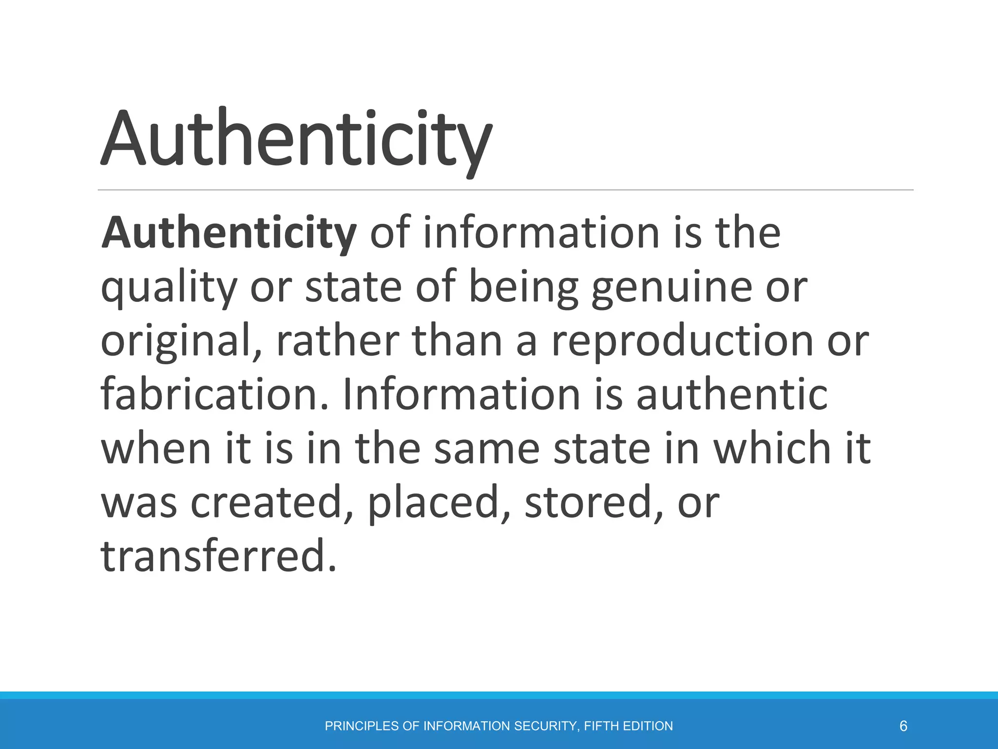 Information Assurance And Security - Chapter 1 - Lesson 2 | PPT