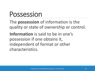 Information Assurance And Security - Chapter 1 - Lesson 2 | PPT