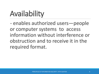 Information Assurance And Security - Chapter 1 - Lesson 2 | PPT