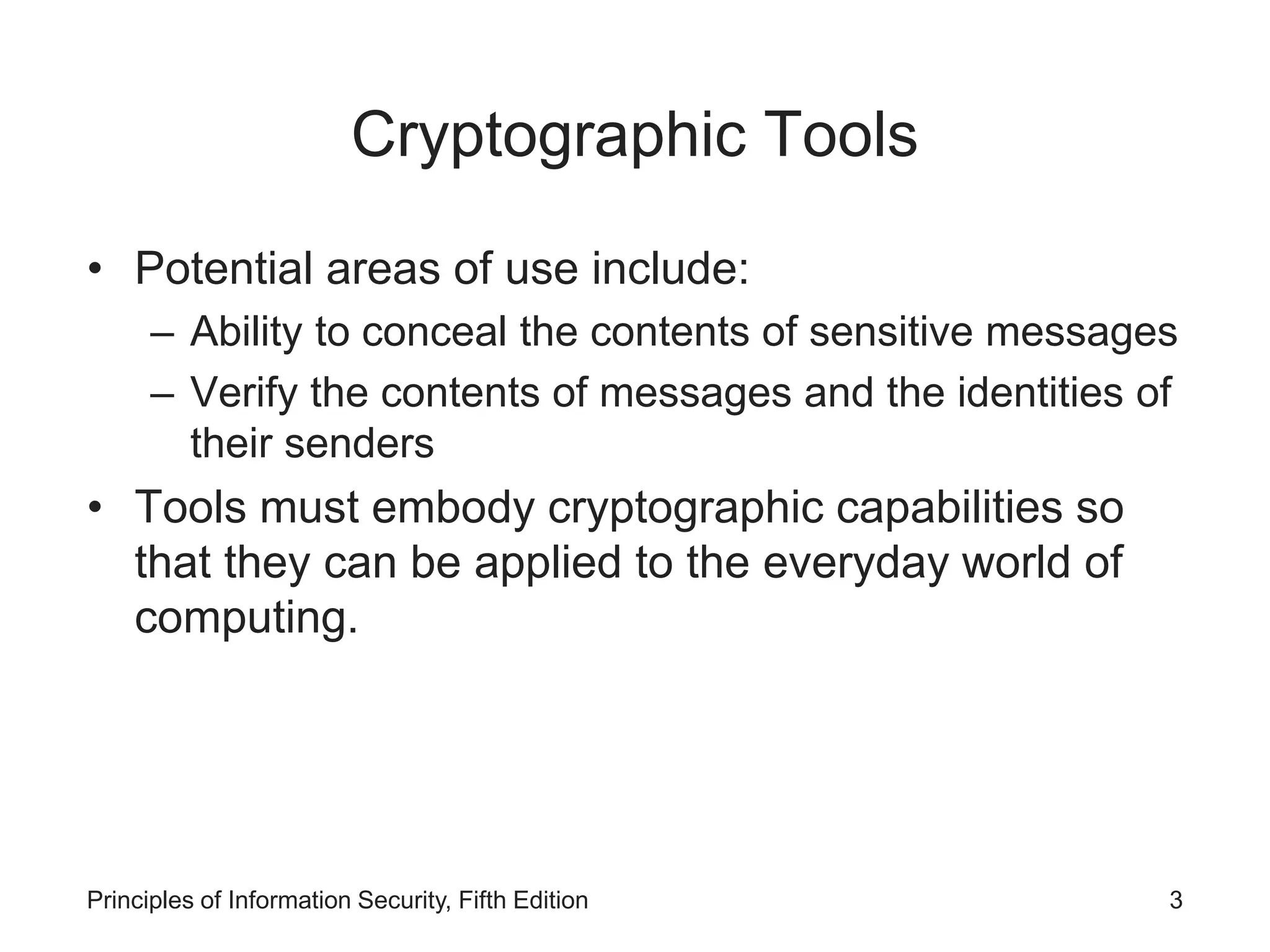 Lesson 2 Cryptography tools | PPT