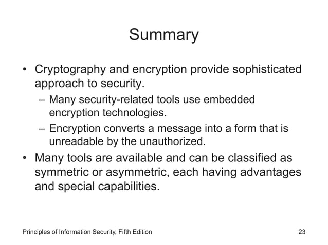 Lesson 2 Cryptography tools | PPT