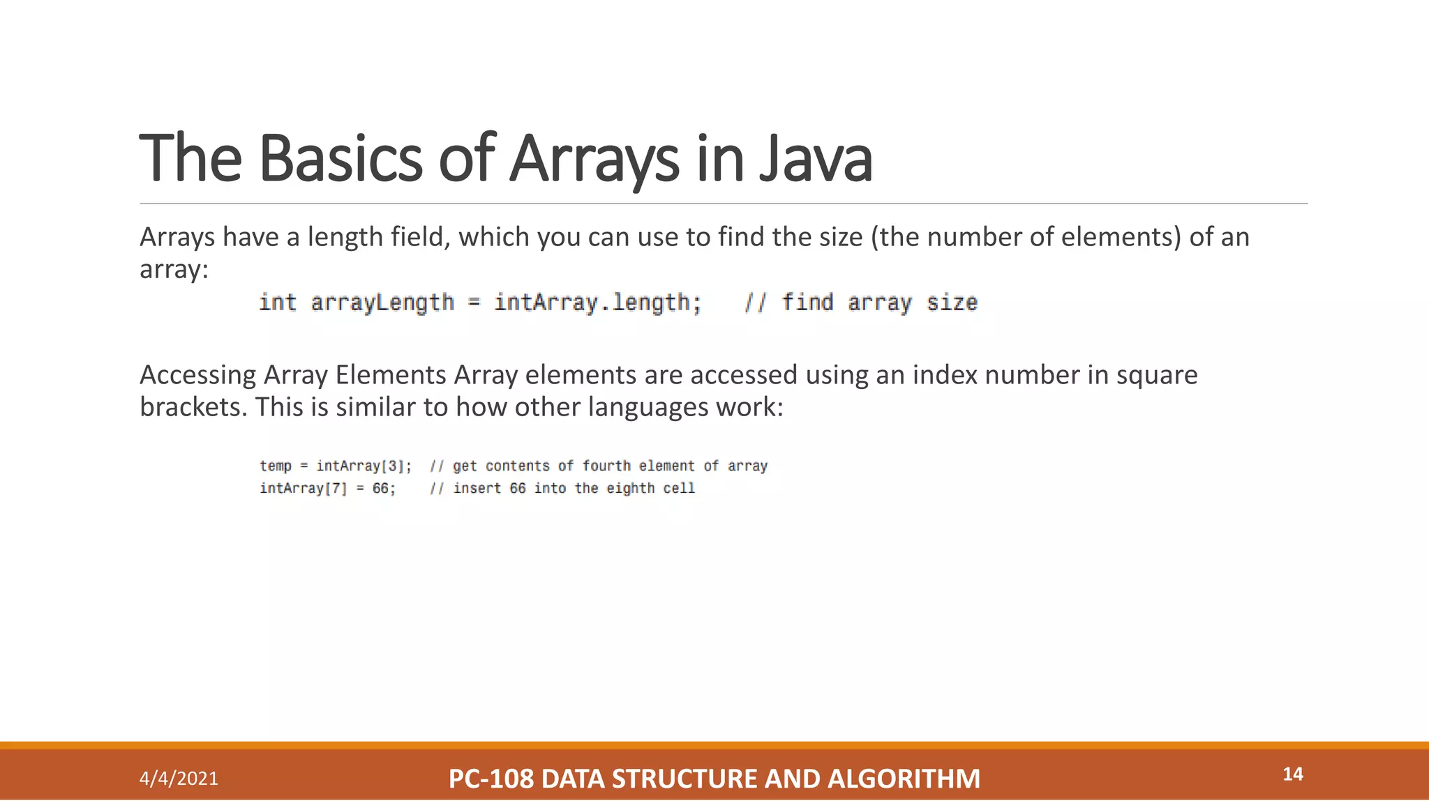 Lesson 2.1 array | PDF