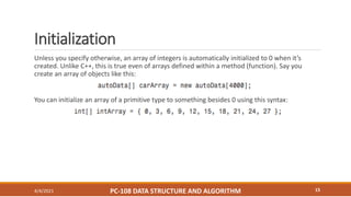 Lesson 2.1 array | PDF