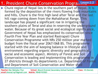 Lesson 2.2 (ten social) Development Projects running in Nepal | PPTX