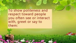 Greetings and Polite Expressions | PPTX