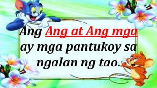 Panandang Pantukoy | PPT