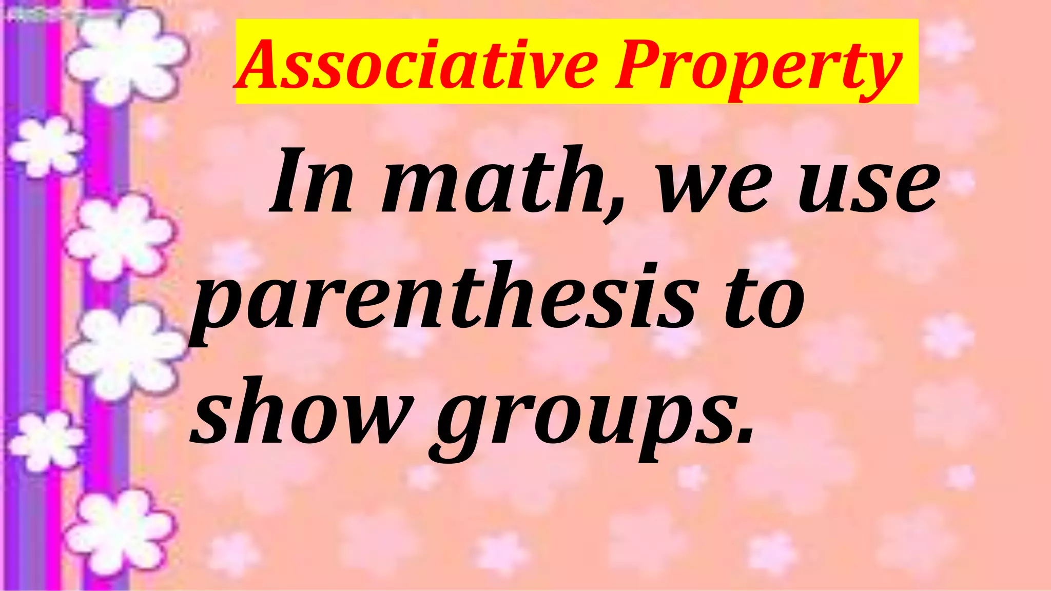 Properties of Addition | PPTX