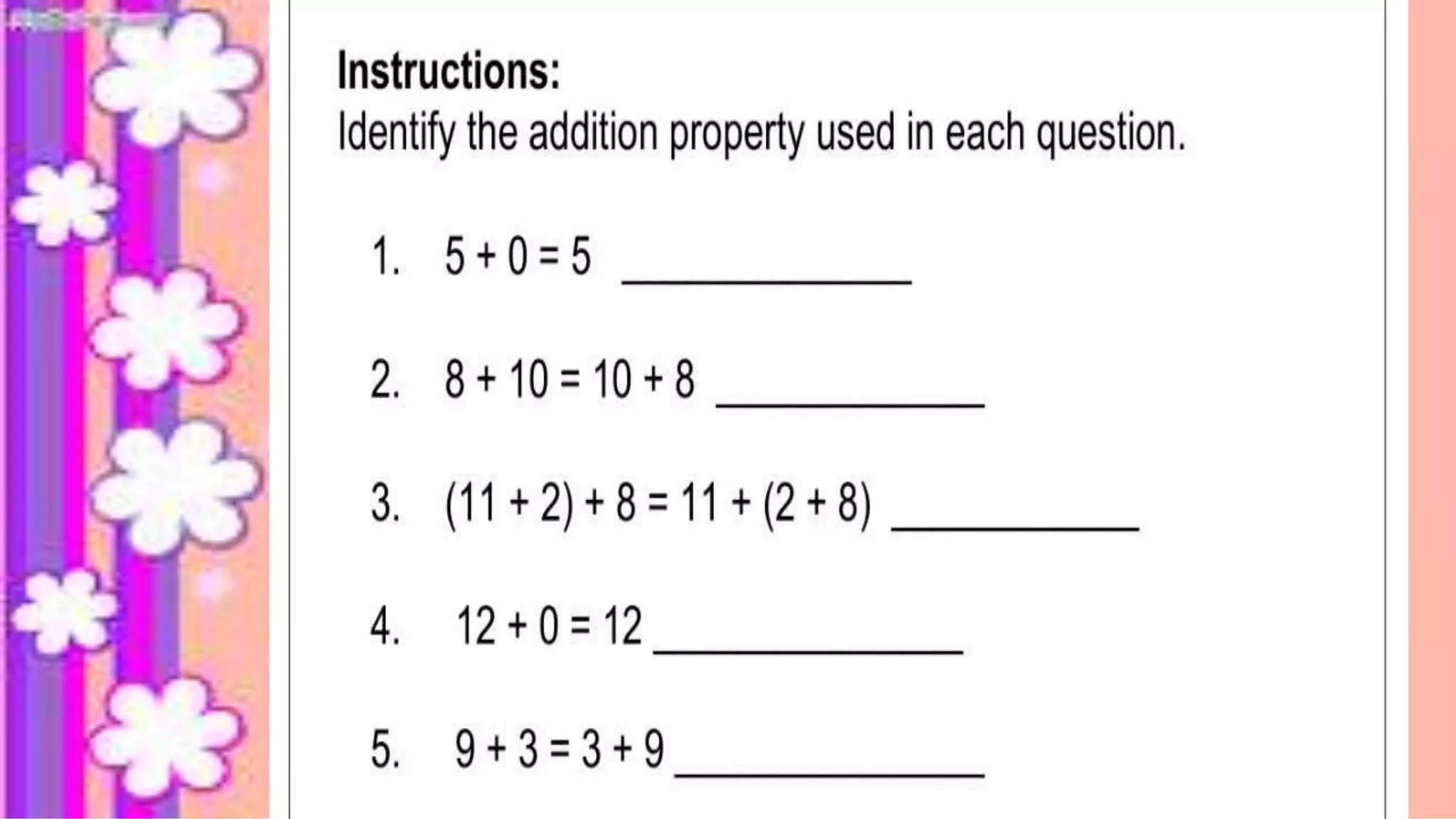 Properties of Addition | PPTX