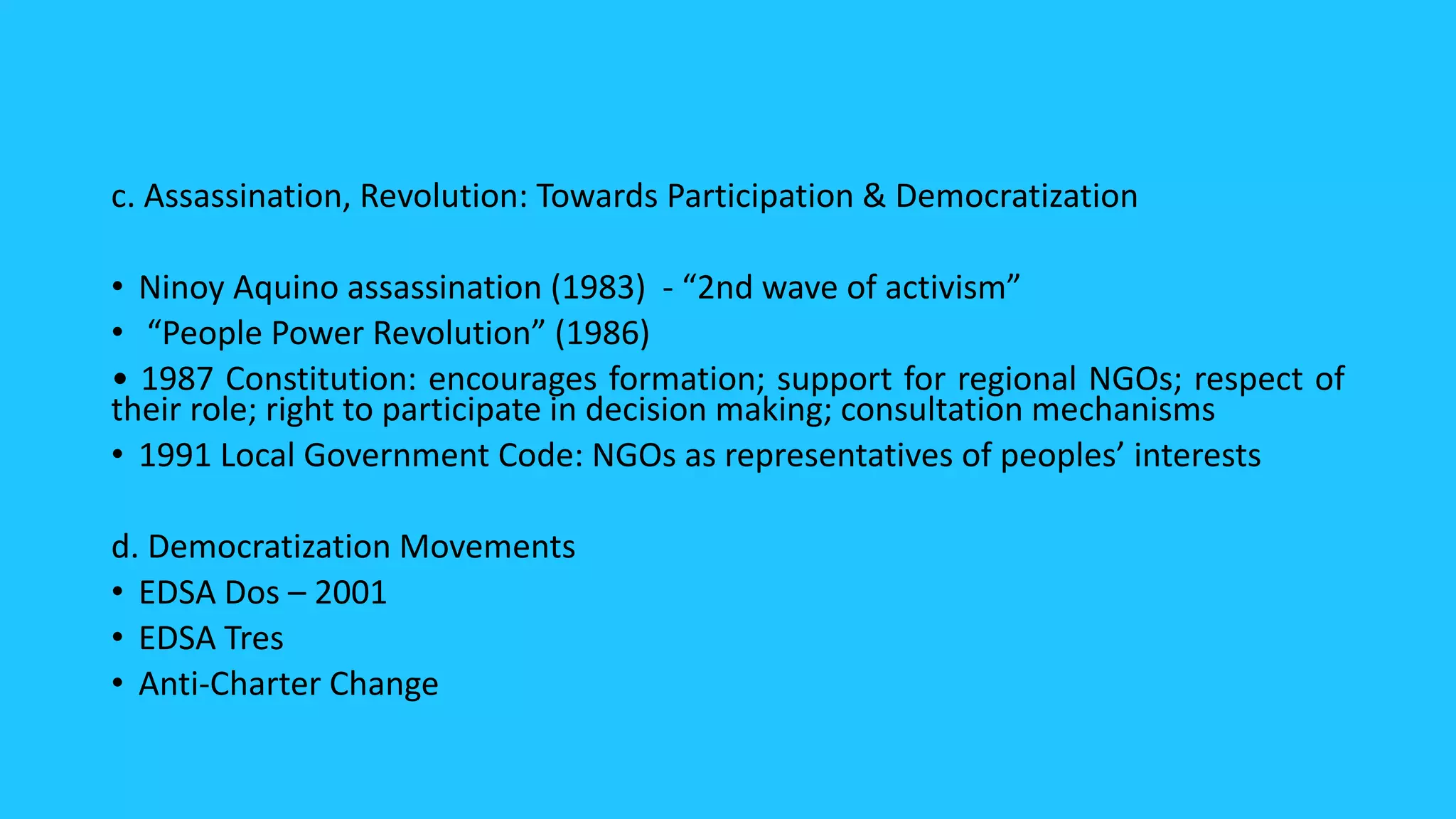 Lesson 11: CIVIL ORGANIZATION AND SOCIAL MOVEMENTS | PPTX