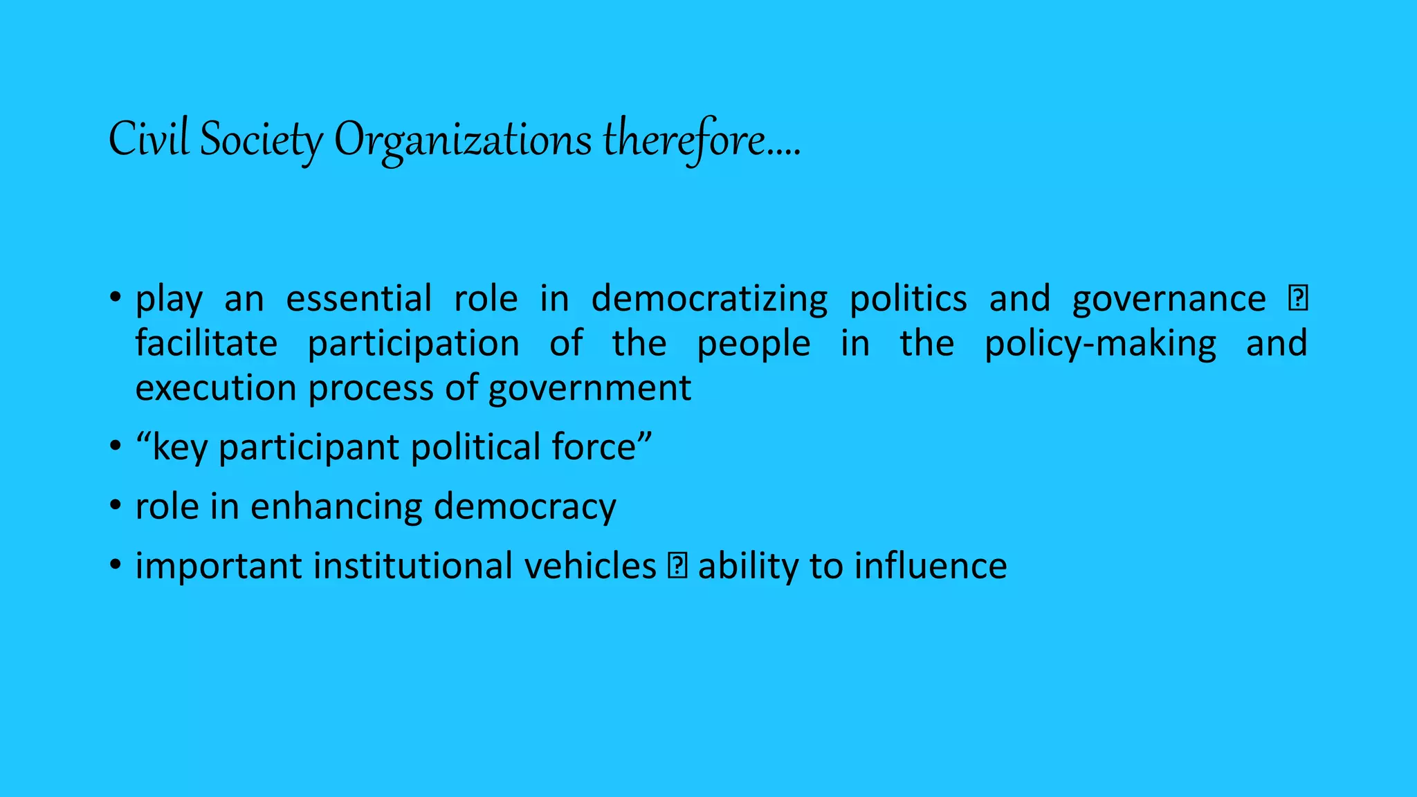 Lesson 11: CIVIL ORGANIZATION AND SOCIAL MOVEMENTS | PPTX