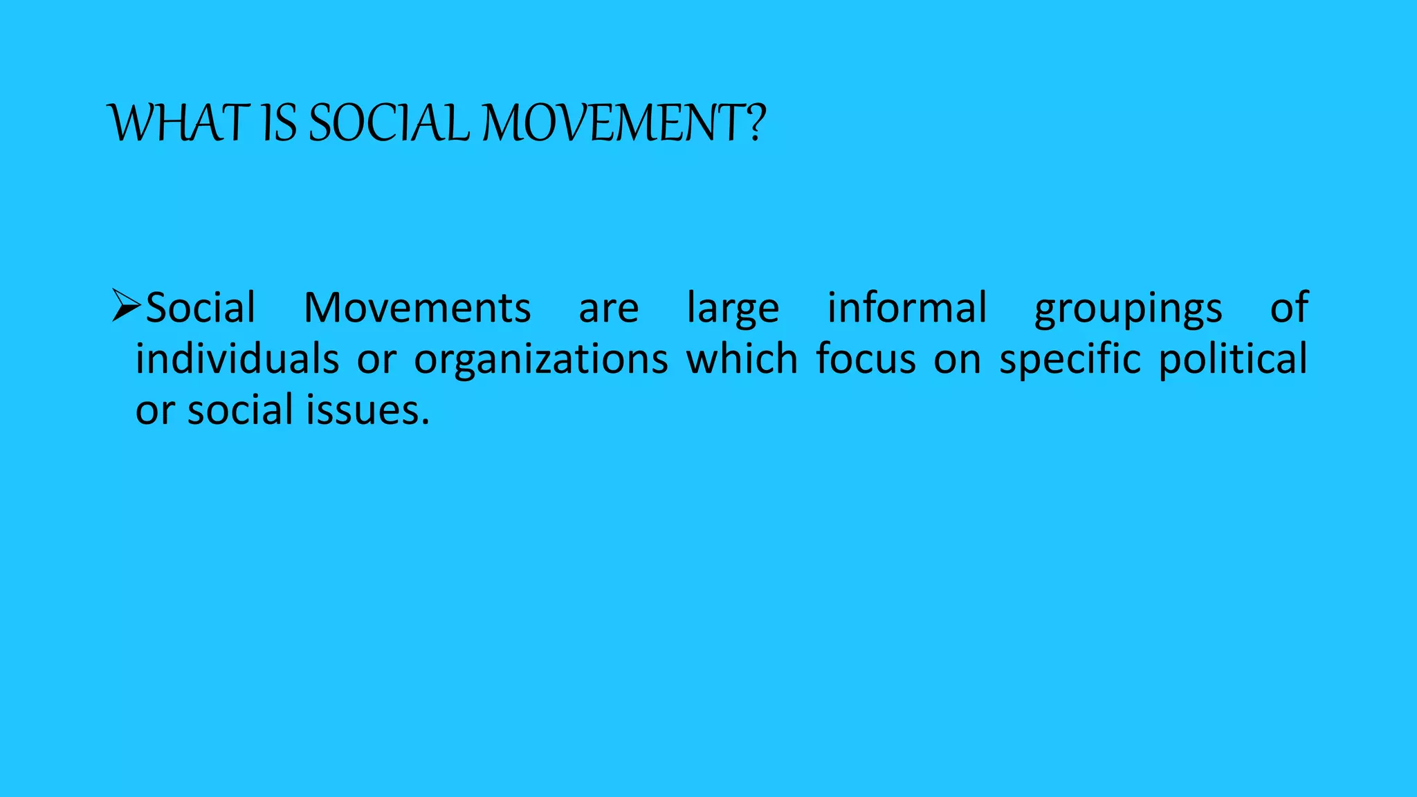 Lesson 11: CIVIL ORGANIZATION AND SOCIAL MOVEMENTS | PPTX