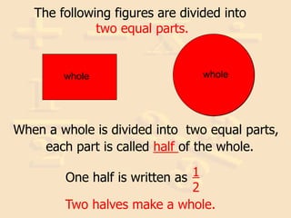 Parts of Fractions | PPT