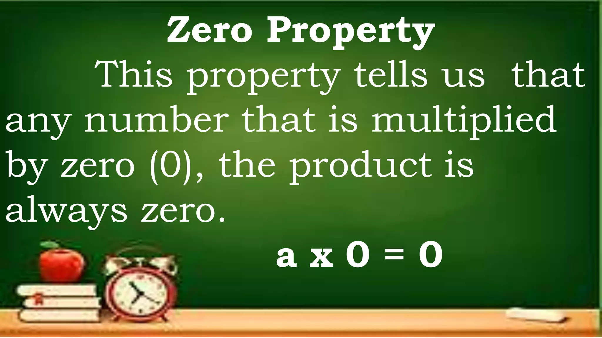 PROPERTIES OF MULTIPLICATION | PPTX
