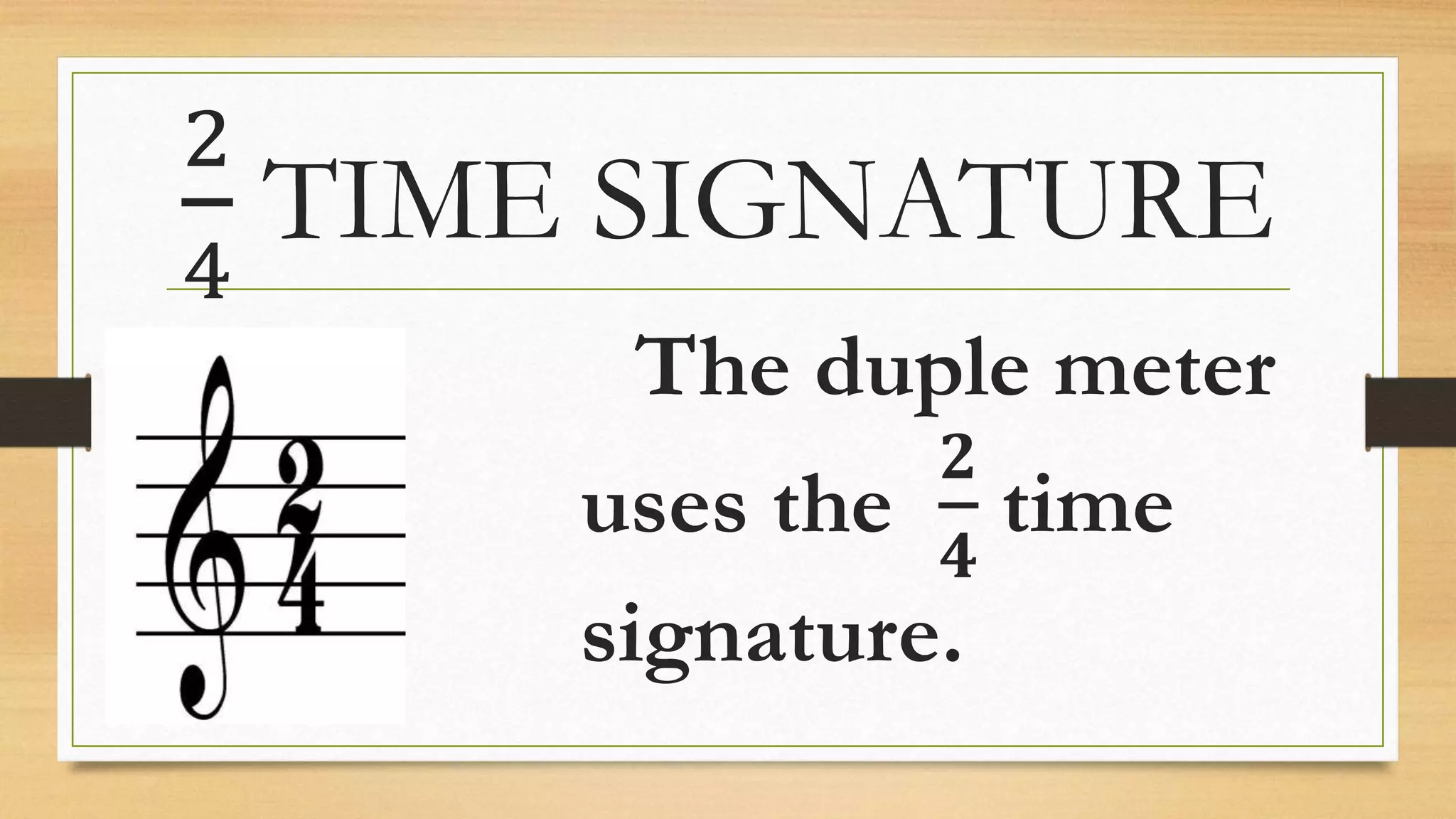 Time Signature | PPTX
