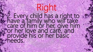 Responsibilities for the Given Rights | PPTX