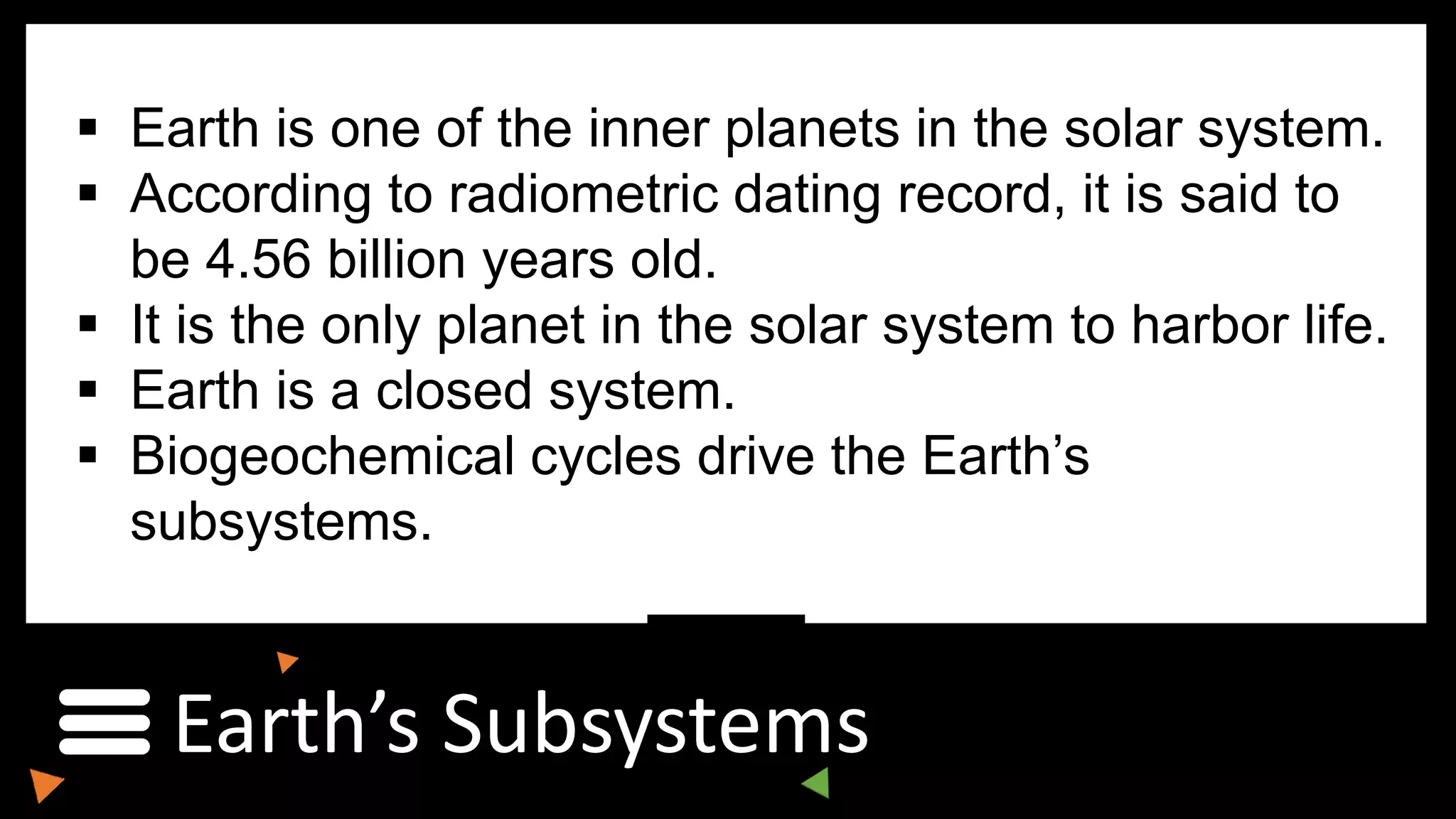 Earth Subsystems | PPTX | Geography | Science