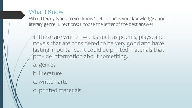 lesson 2.pptx | Fiction | Books and Literature