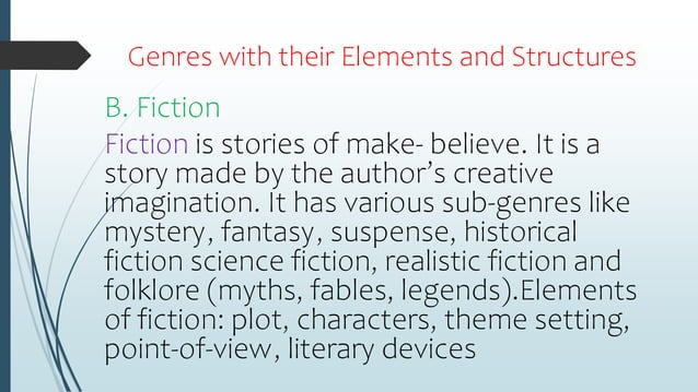 lesson 2.pptx | Fiction | Books and Literature