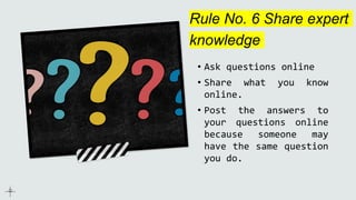Lesson 2.1 Rules of Netiquette.pptx