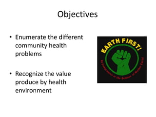 Grade 9 Lesson 2: Community Health Problems | PPT