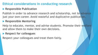 Lesson 2 THE CHARACTERISTICS, PROCESSES, AND ETHICS OF RESEARCH | PPTX