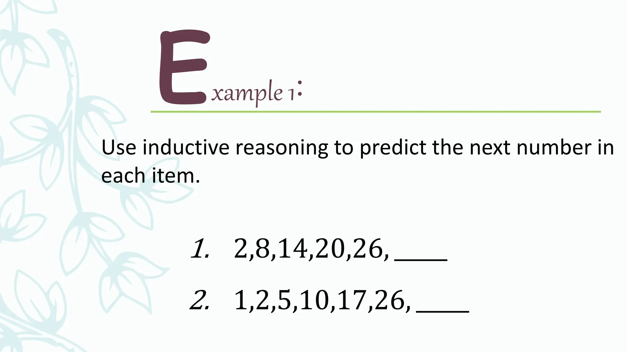 Lesson 2.3 Mathematical Reasoning and Logic | PPTX