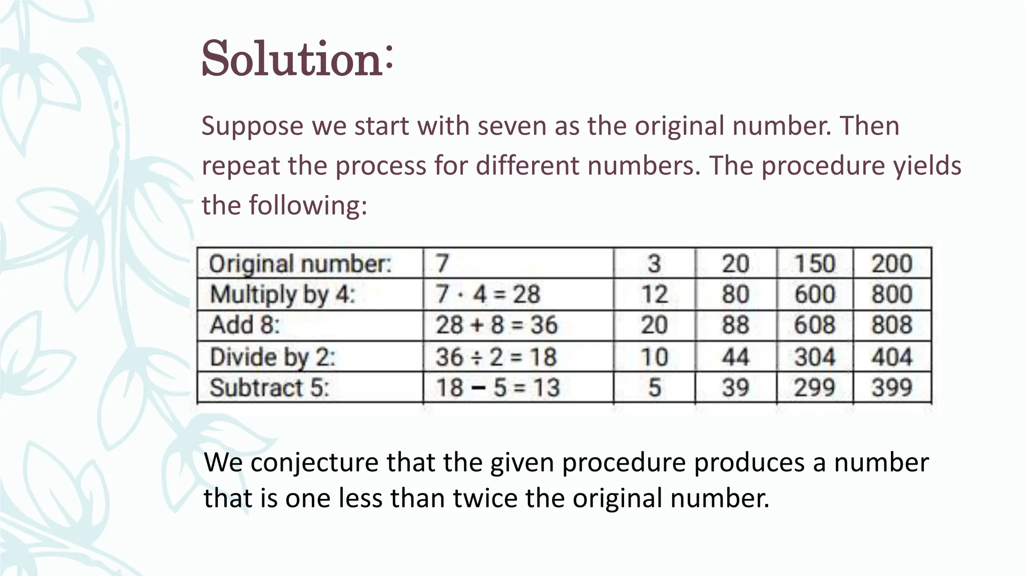 Lesson 2.3 Mathematical Reasoning and Logic | PPTX | Musical ...