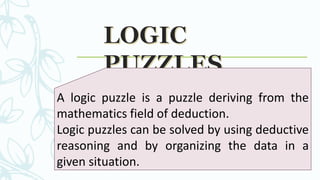 Lesson 2.3 Mathematical Reasoning and Logic | PPTX