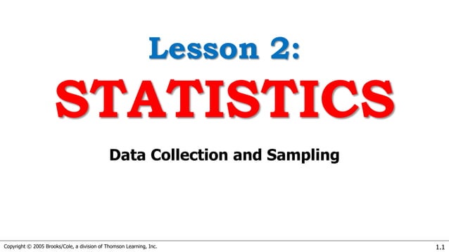Lesson 2...STATISTICS.ppt Data collection | PPT