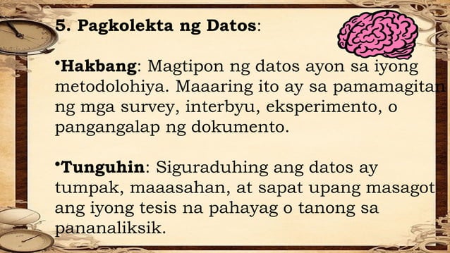 LESSON 2.pptx Mga pangunahing hakbang sa paggawa ng pananaliksik ayon sa binasang datos | PPT