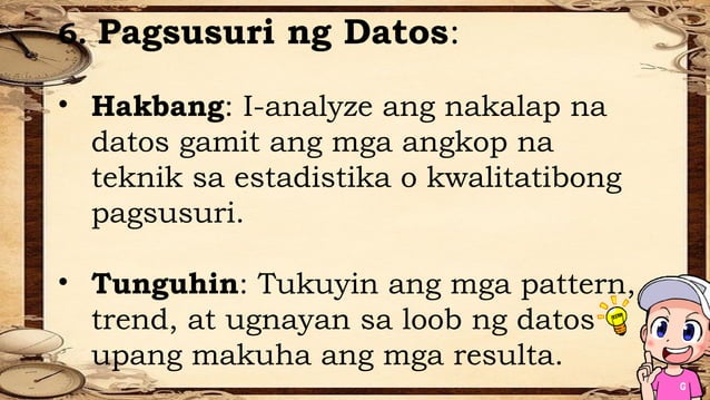 LESSON 2.pptx Mga pangunahing hakbang sa paggawa ng pananaliksik ayon sa binasang datos | PPT