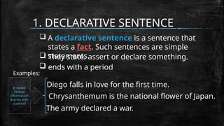 LESSON 2.B ENGLISH 8 - GRAMMAR - SENTECES | PPTX