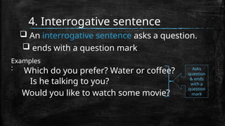 LESSON 2.B ENGLISH 8 - GRAMMAR - SENTECES | PPTX