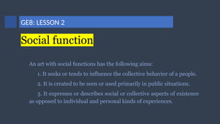 Lesson 2.1 Functions of Art-GE8 Art.pptx