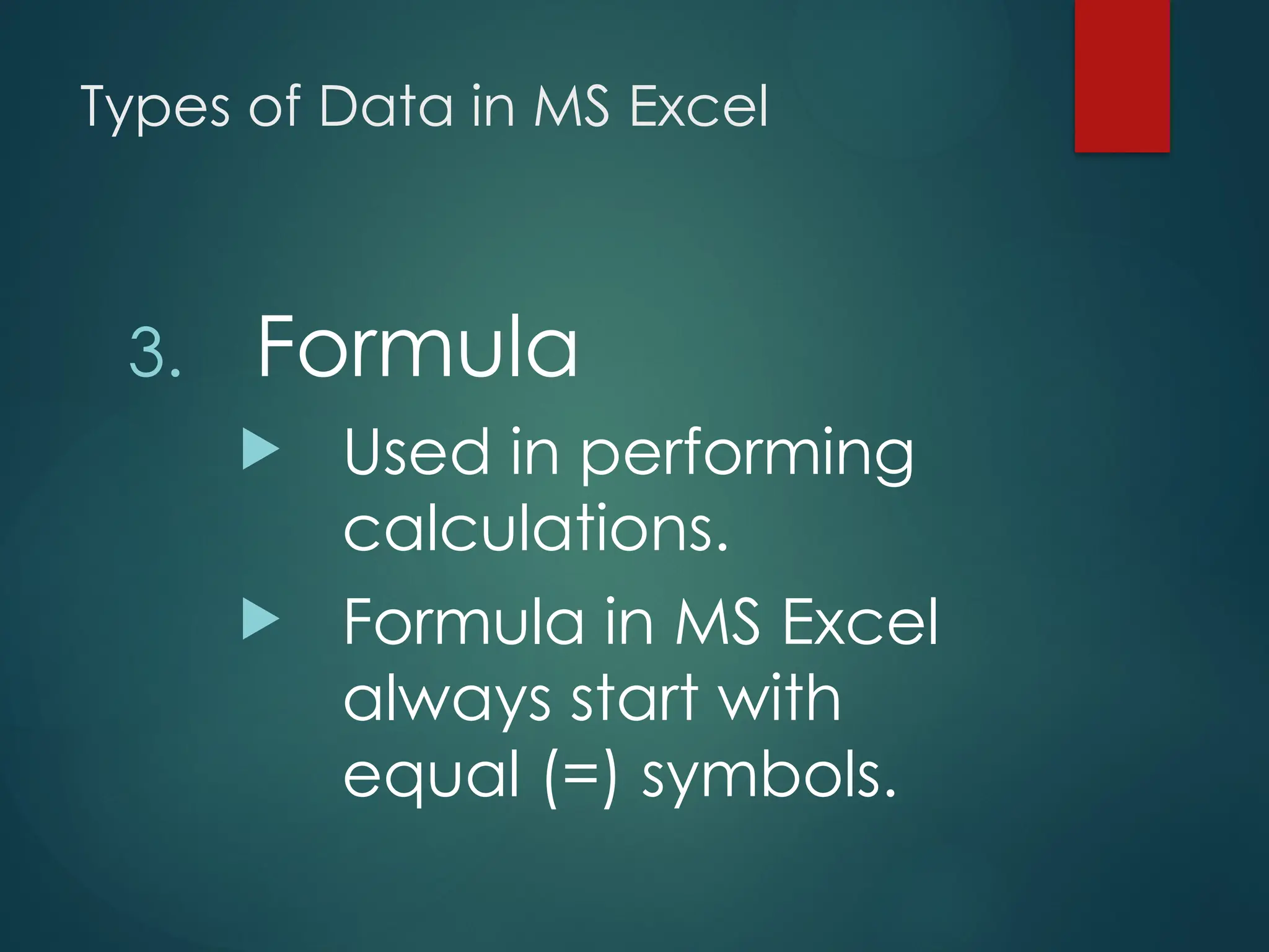 Lesson#2.2 - Excel Data Types and Mouse Pointers.pptx