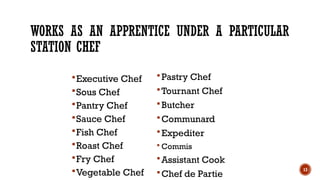 Prepare and present Appetizer, Storing Techniques | PPTX