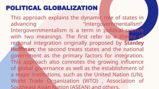 LESSON 2: APPROACHES/ DIMENSION OF GLOBALIZATION | PPTX