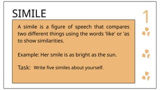 Literary Devices and Figures of Speech . | PPT
