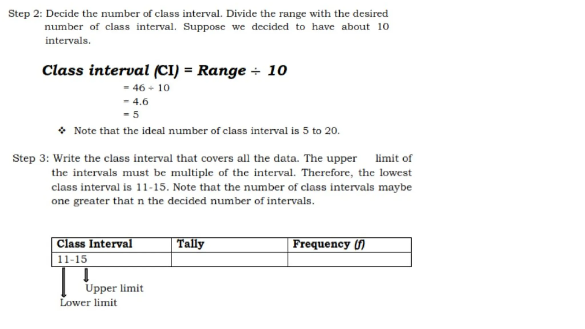 Frequency Distribution Table Mathematics 7 | PPTX