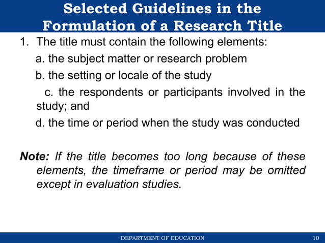Practical Research_Lesson 2.1_Writing a Research Title.ppt