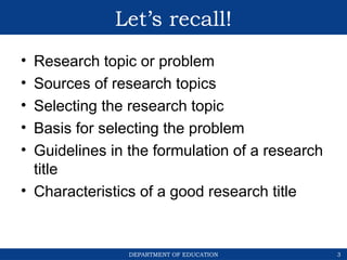 Practical Research Lesson 2.2_Statement of the Problem.ppt